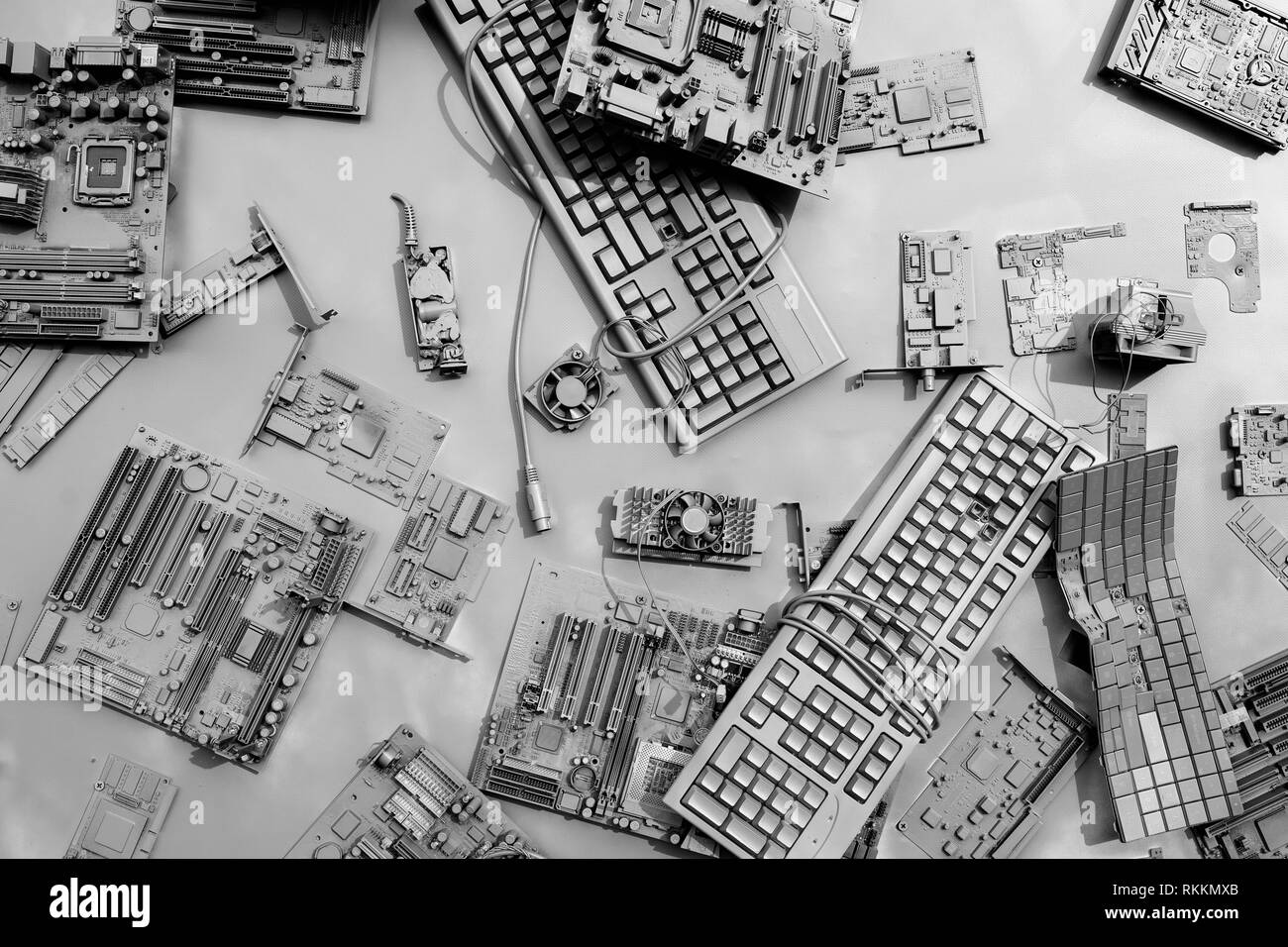 Computer detail Black and White Stock Photos & Images - Alamy