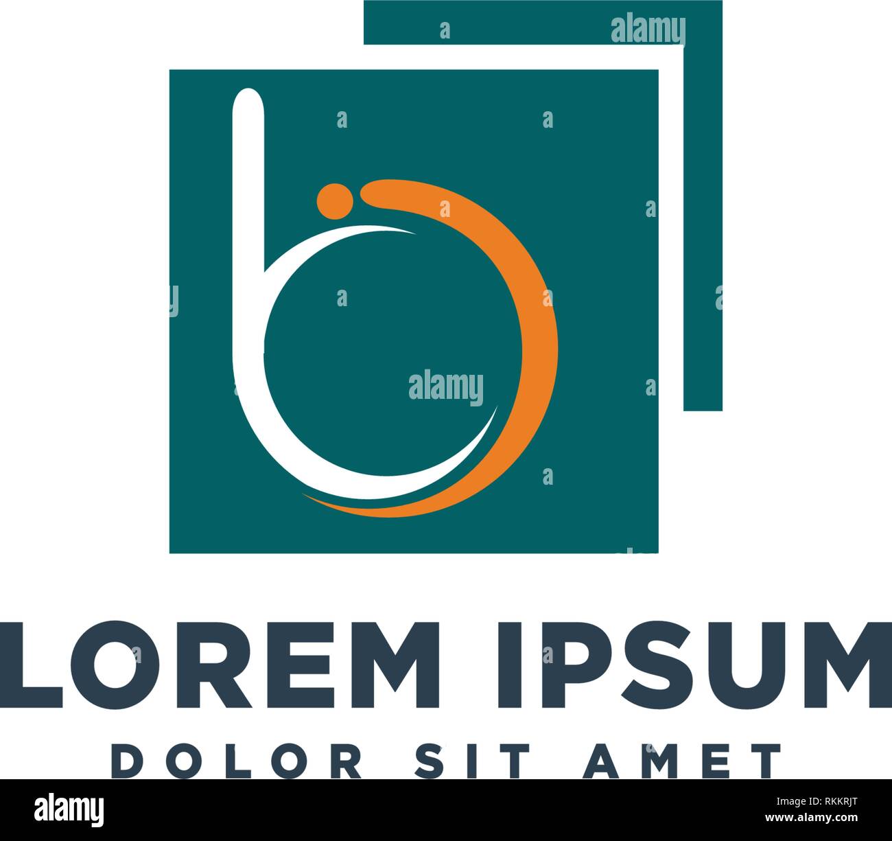 letter bi creative idea business logo template vector illustration icon ...