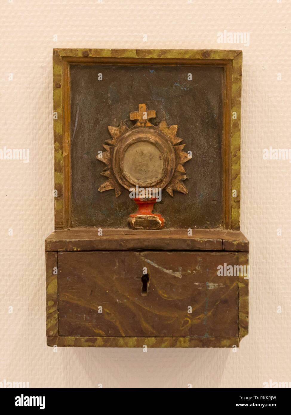 Church donation box hi-res stock photography and images - Alamy