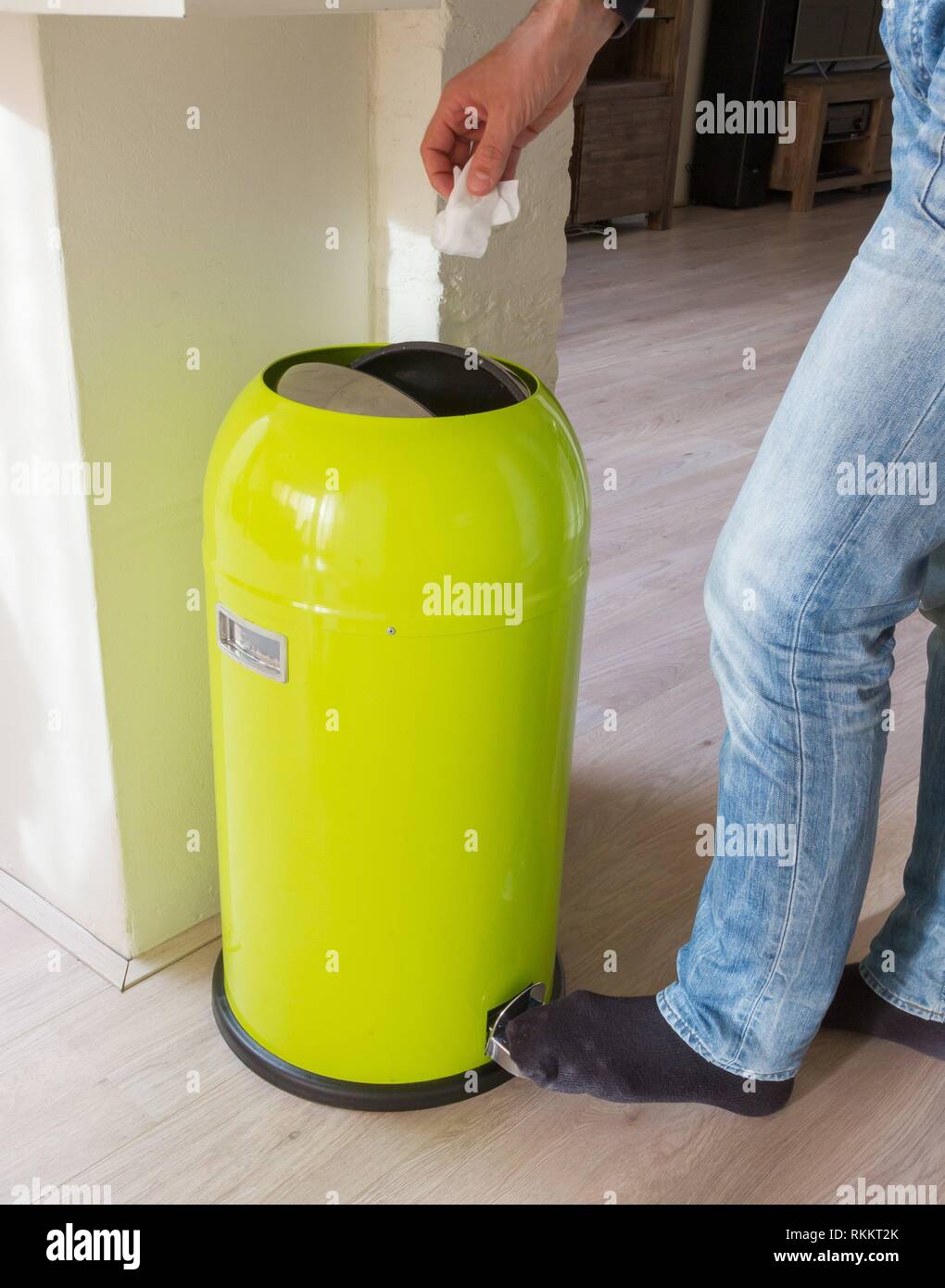 Trash can inside hi-res stock photography and images - Alamy
