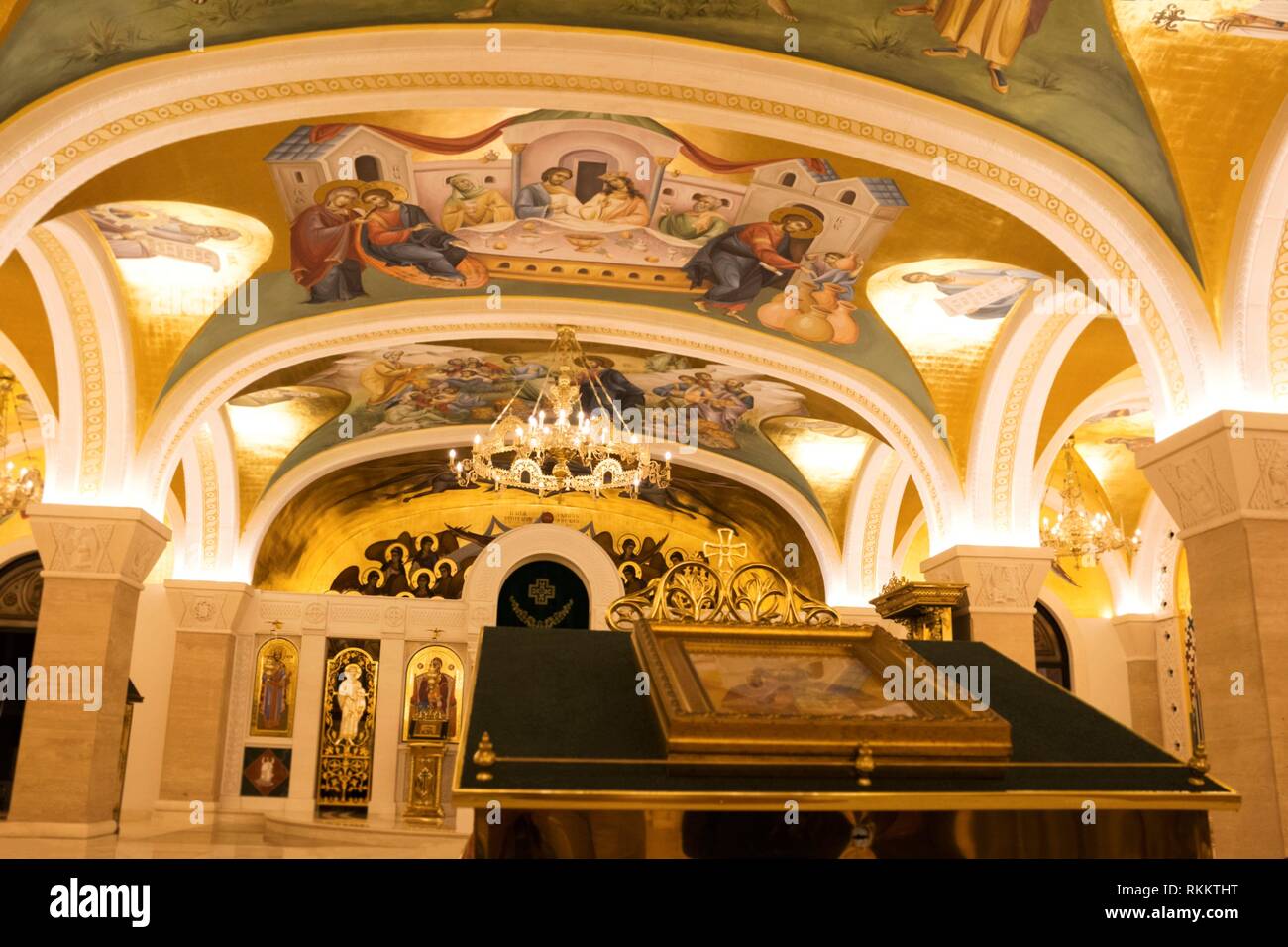 Christian temple interior hi-res stock photography and images - Alamy