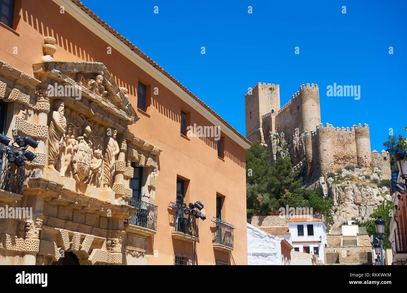 Almansa Castle Albacete Province Spain High Resolution Stock ...