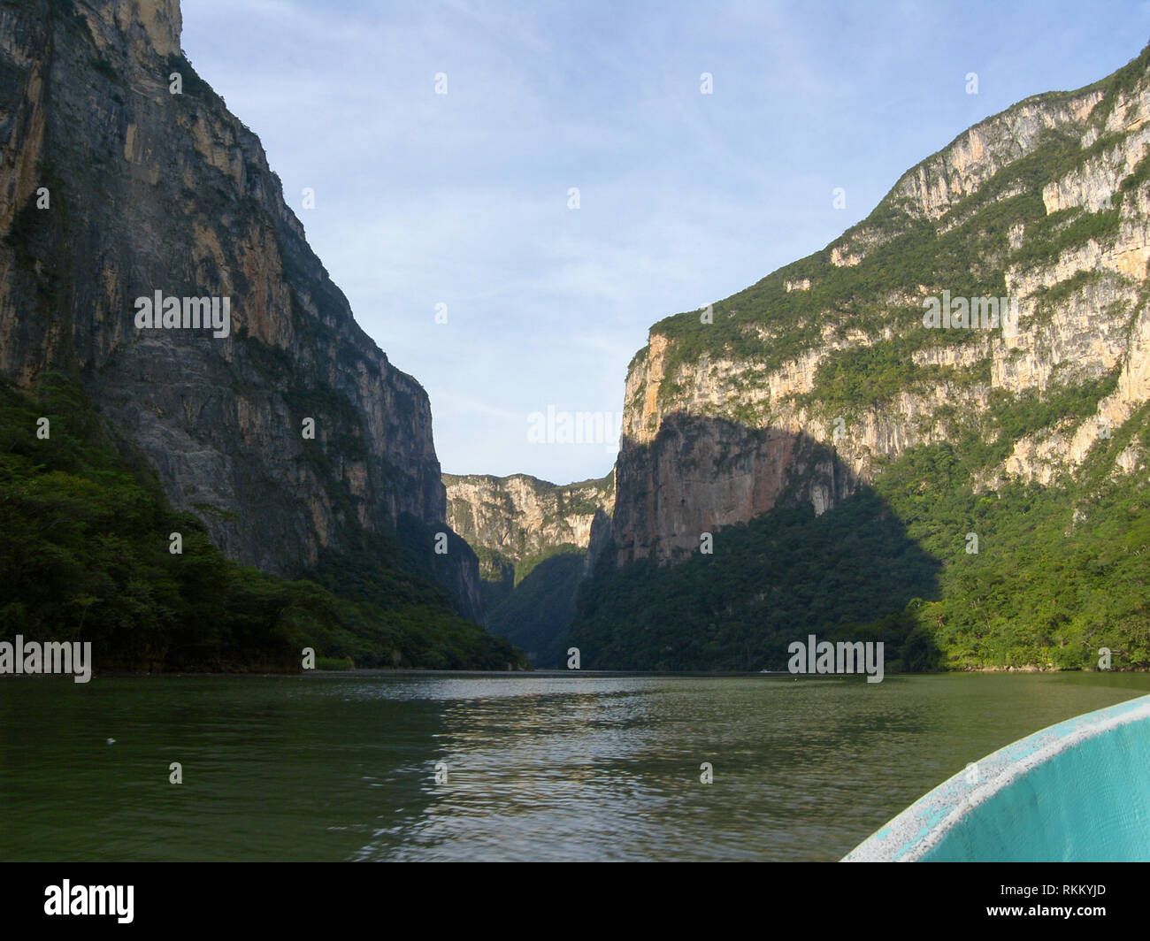 Sumidero Canyon, located in the mexican state of Chiapas, Chicoasén Dam ...