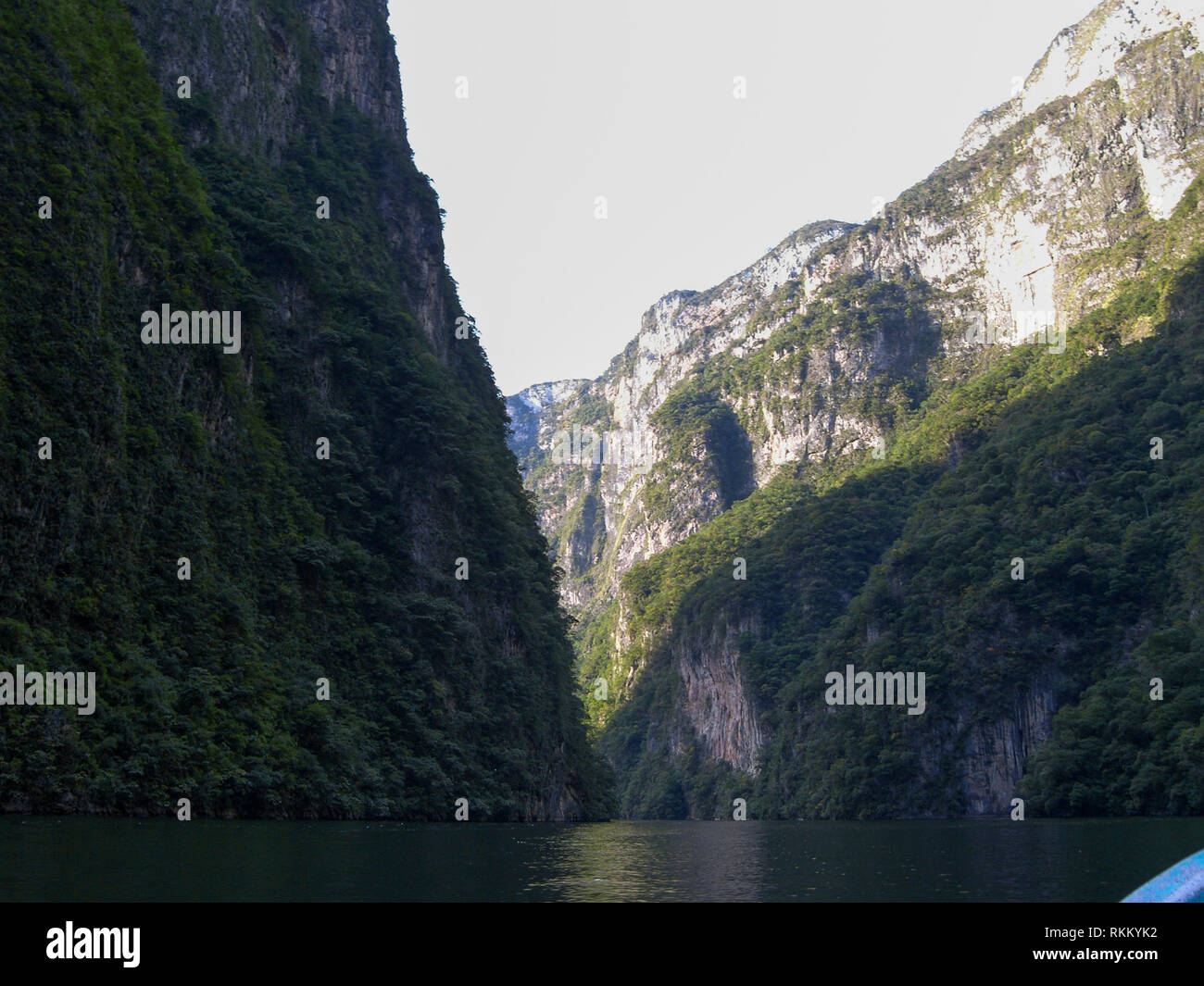 Sumidero Canyon, located in the mexican state of Chiapas, Chicoasén Dam ...