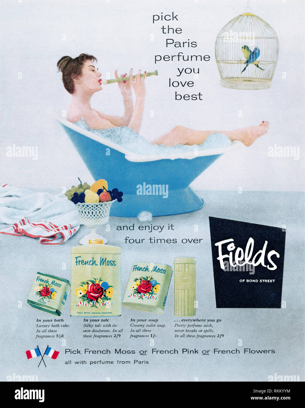 French advertising 1950s hi-res stock photography and images - Alamy