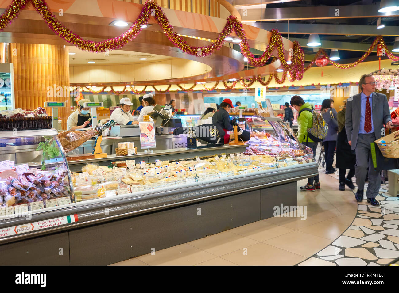 HONG KONG - CIRCA JANUARY, 2016: inside of ThreeSixty store in Elements ...