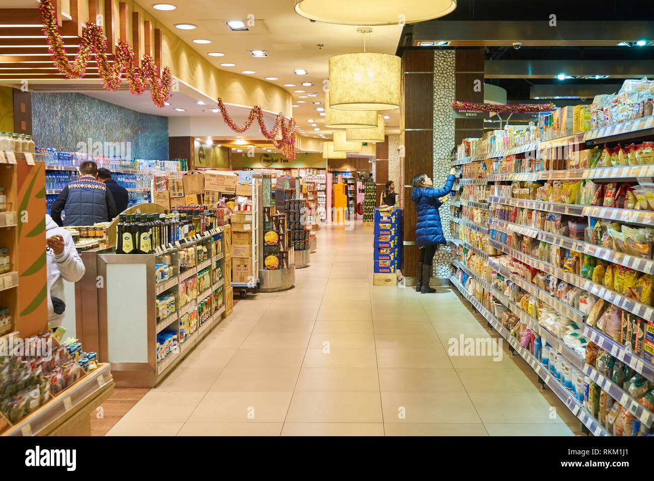 HONG KONG - CIRCA JANUARY, 2016: inside of ThreeSixty store in Elements ...