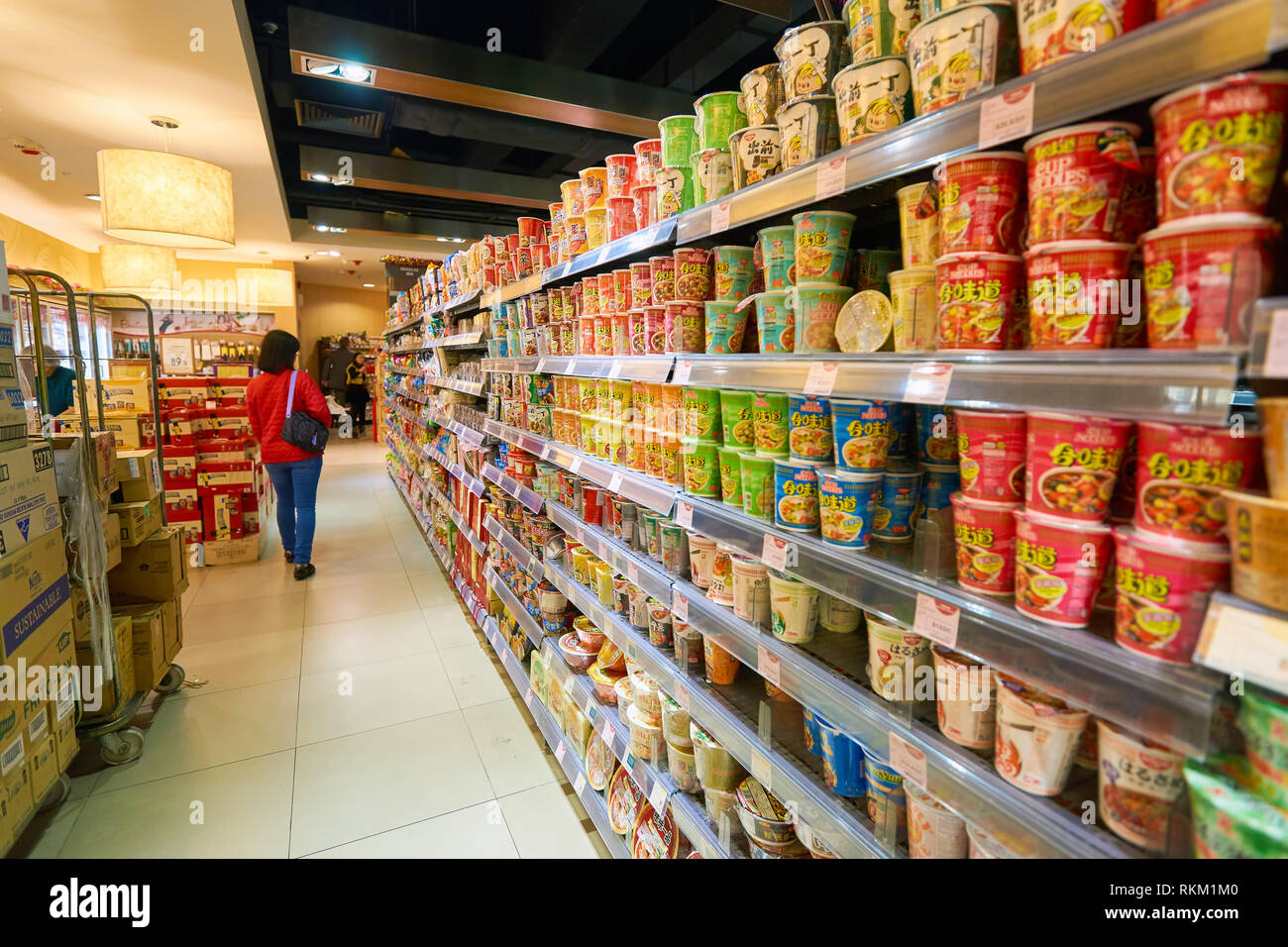 HONG KONG - CIRCA JANUARY, 2016: inside of ThreeSixty store in Elements ...