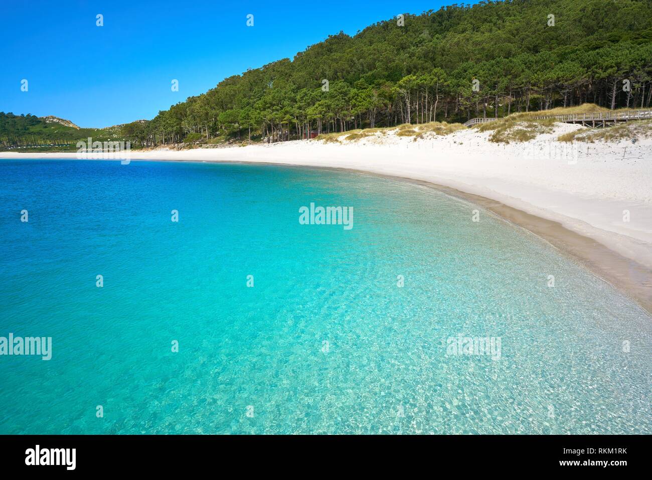 Rodas beach cies islands spain hi-res stock photography and images - Alamy