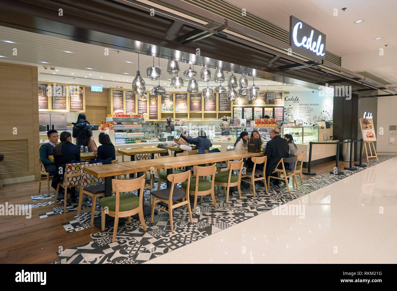 HONG KONG - CIRCA JANUARY, 2016: Cedele barery cafe in Hong Kong. Hong ...