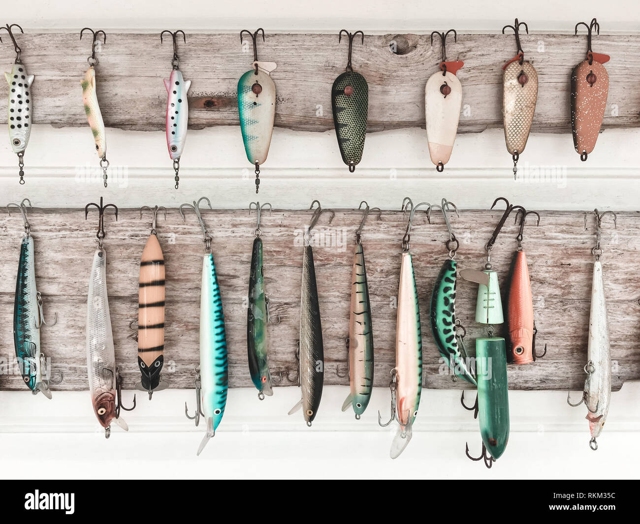 Plastic bait hooks hi-res stock photography and images - Alamy