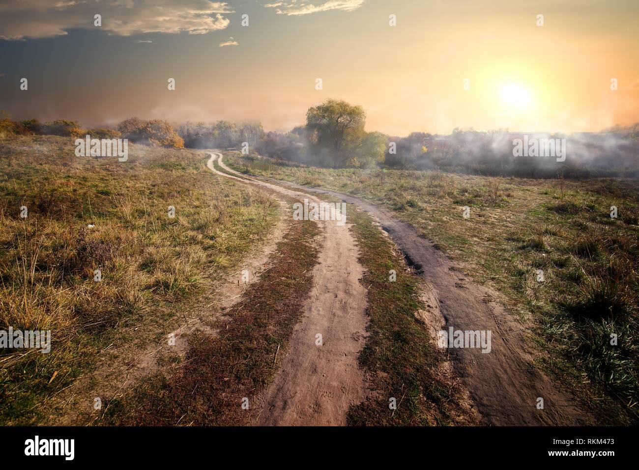 Cloudy fog hi-res stock photography and images - Alamy