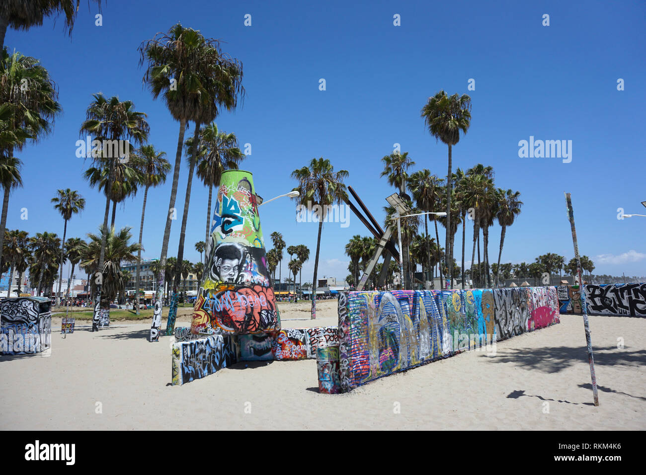 Mission Beach, California is known for its street murals that are ...