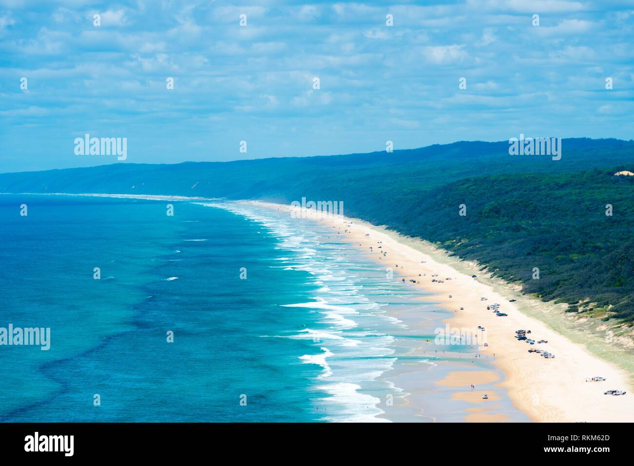 Rainbow beach fraser island hi-res stock photography and images - Alamy