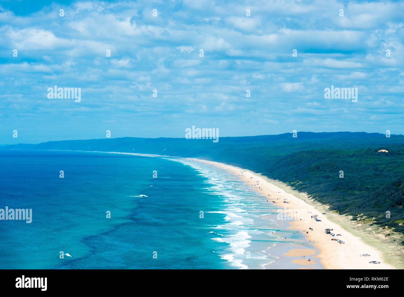 Rainbow beach fraser island hi-res stock photography and images - Alamy
