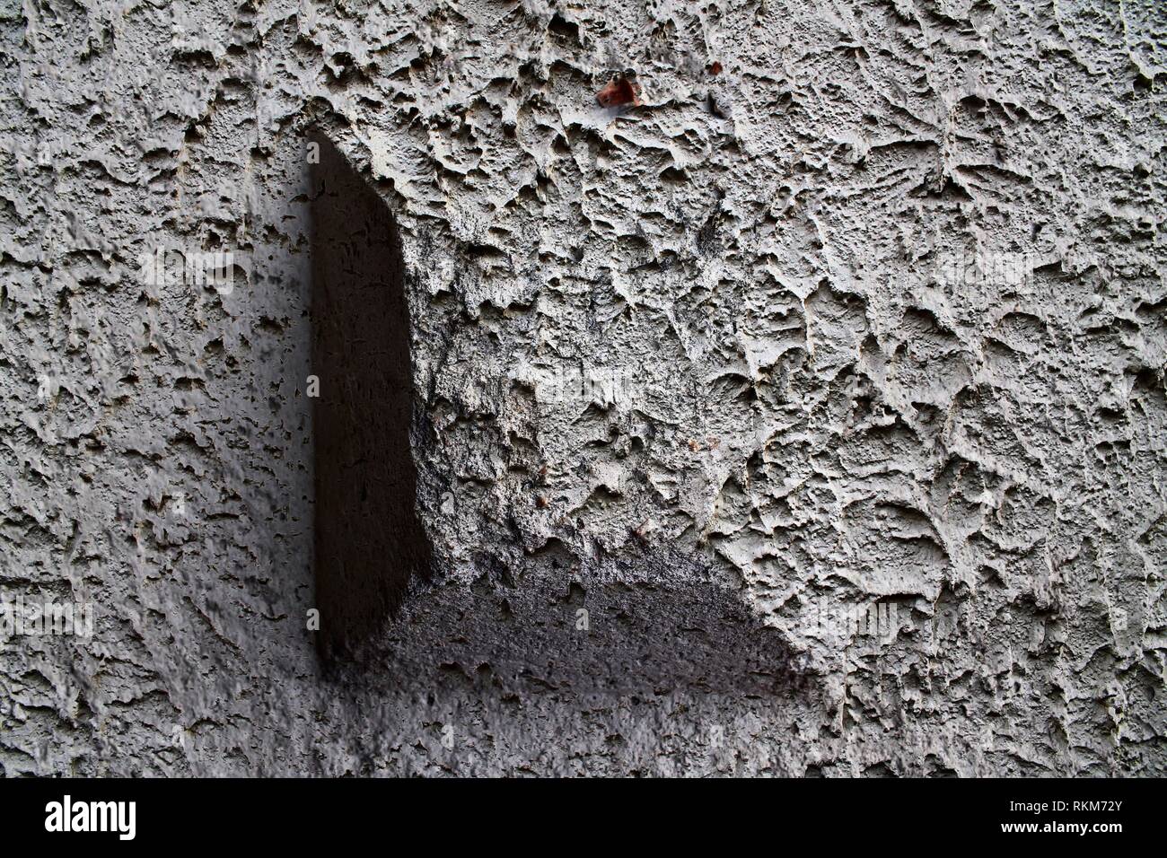 Close up high resolution surface of weathered concrete wall material ...