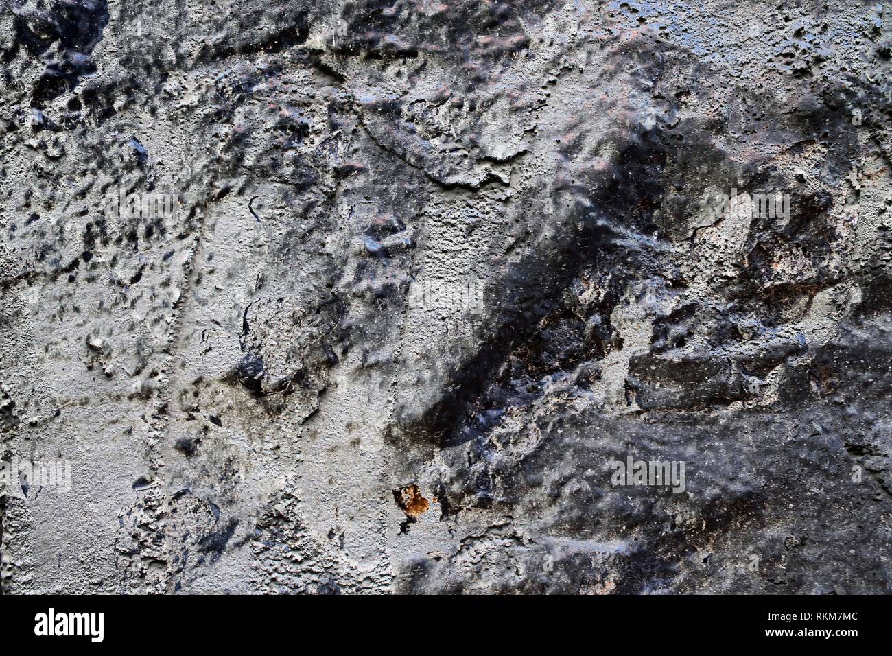 Close up high resolution surface of weathered concrete wall material ...