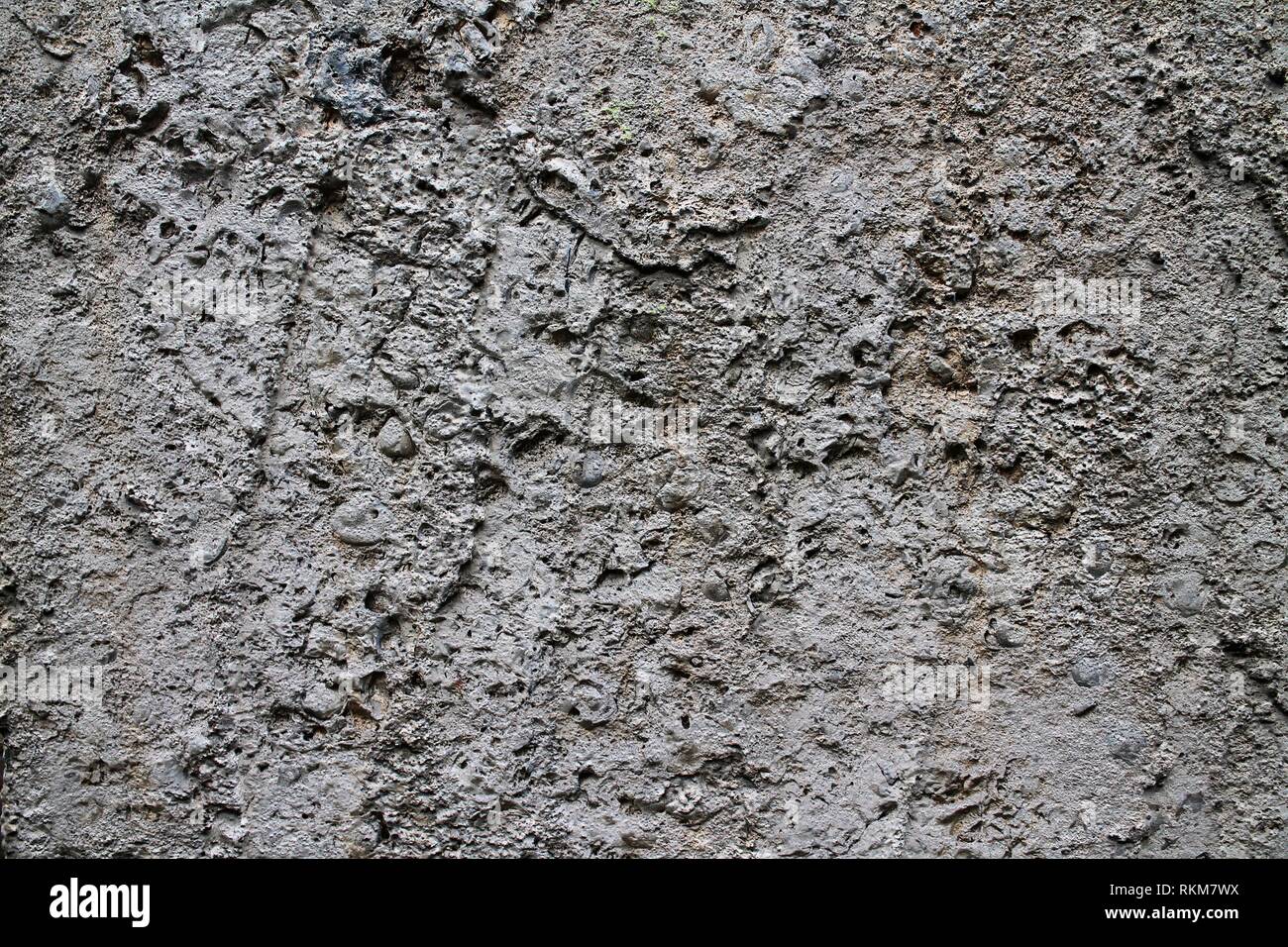 Close up high resolution surface of weathered concrete wall material ...