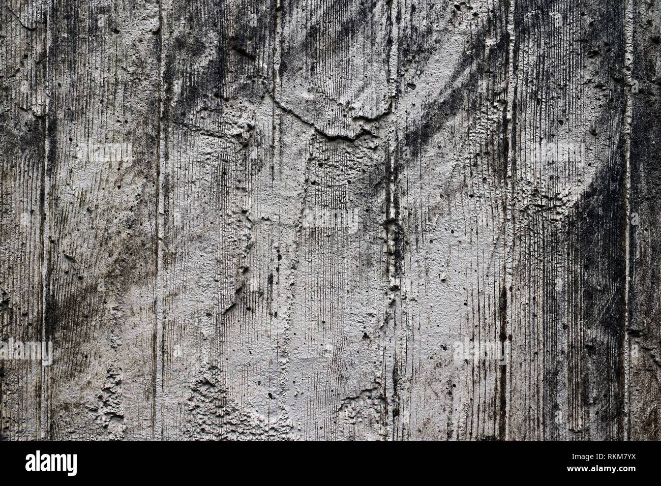 Close up high resolution surface of weathered concrete wall material ...