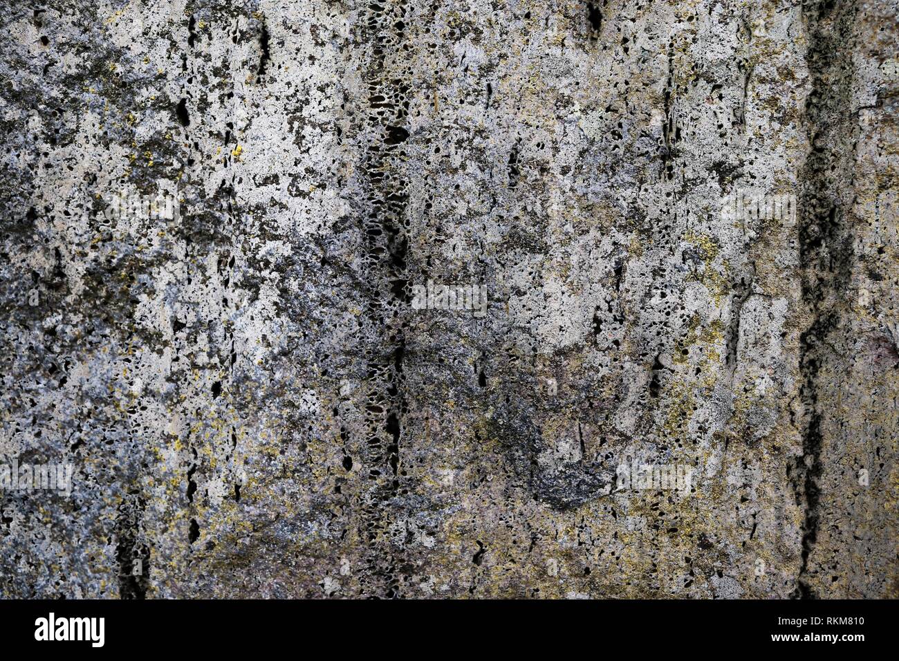 Close up high resolution surface of weathered concrete wall material ...