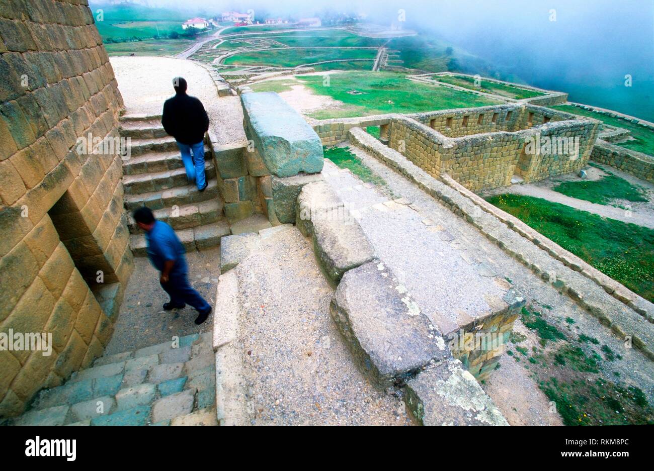 Inca ruins of Ingapirca and Temple of the Sun. San Pedro area. Ecuador ...