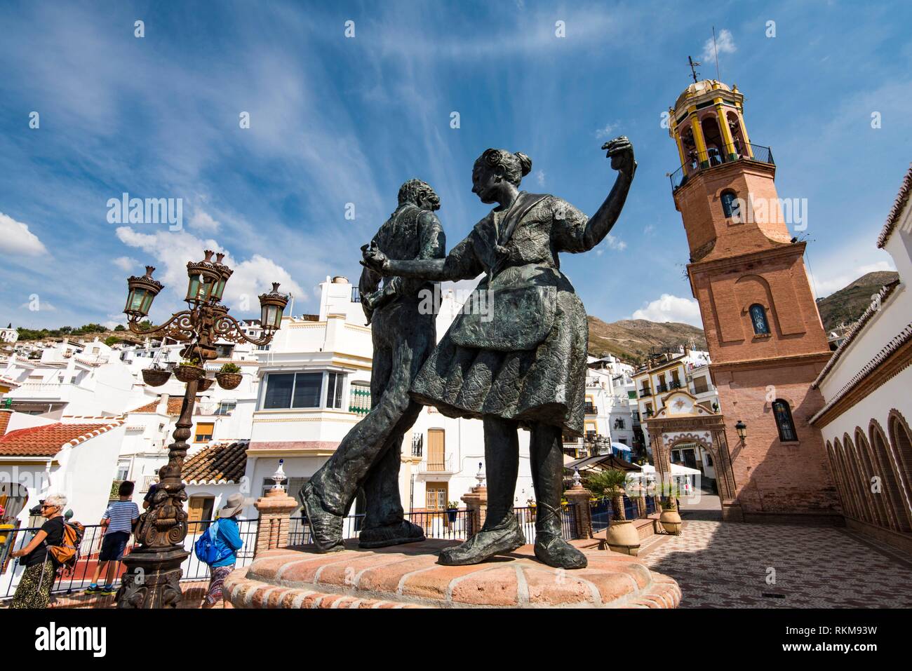 Competa, Malaga province, Spain Stock Photo - Alamy