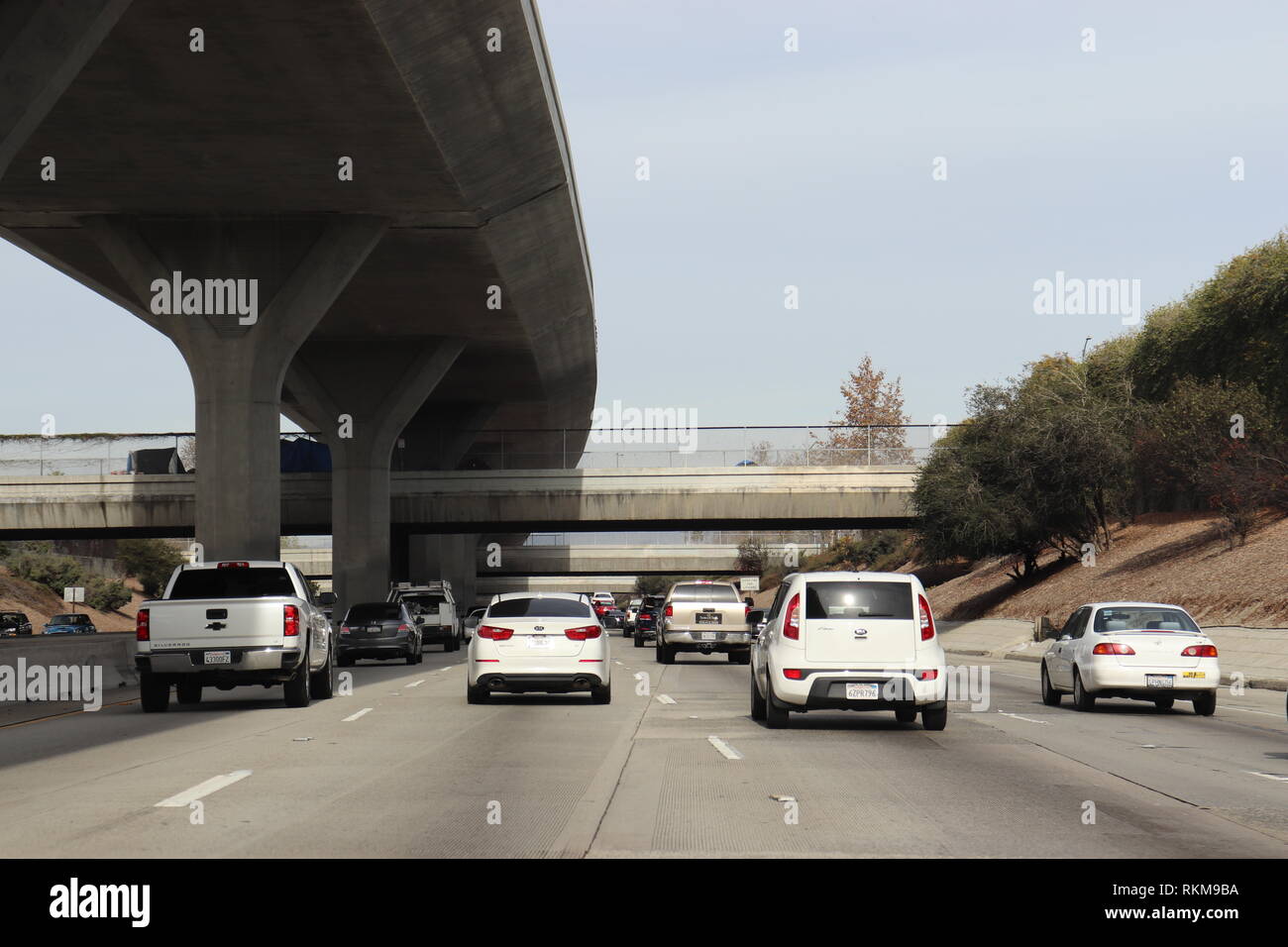 110 north to pasadena Stock Photo - Alamy