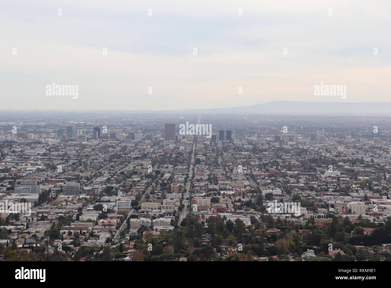landscape view of LA Stock Photo - Alamy