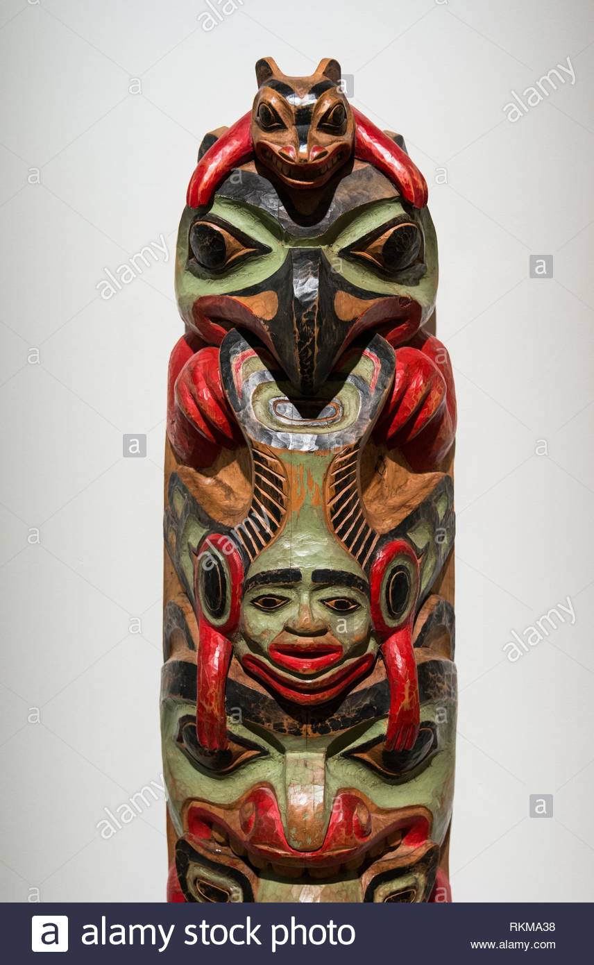 Totem Pole Haida High Resolution Stock Photography and Images - Alamy