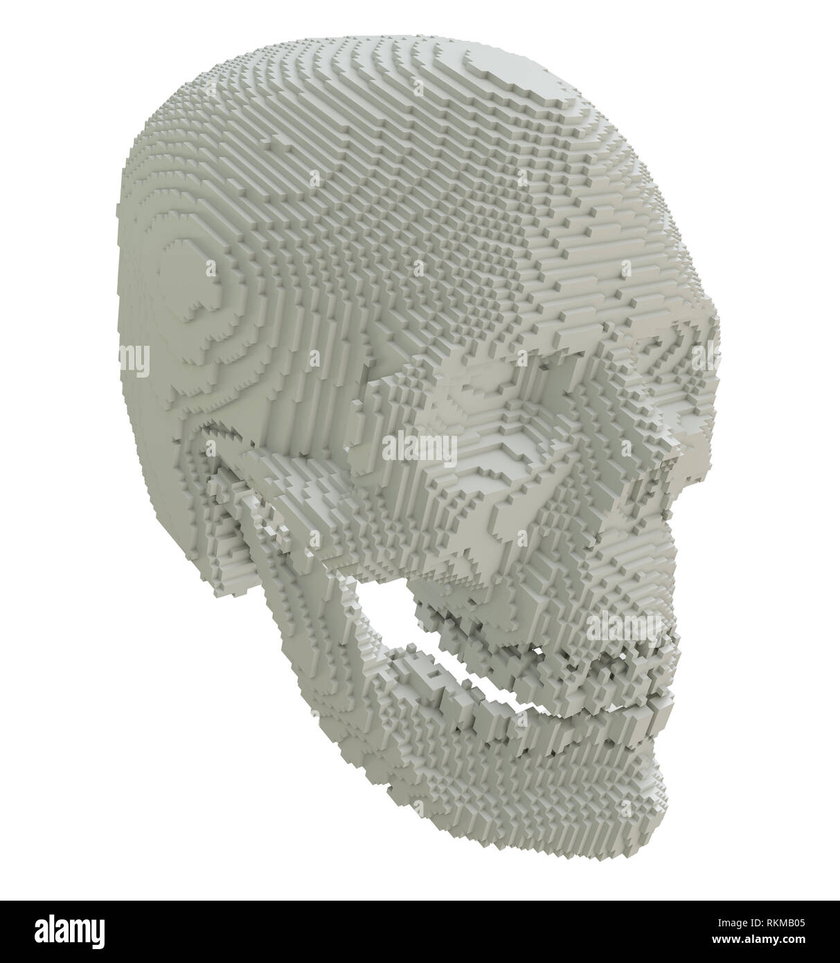 3d printed plastic skull hi-res stock photography and images - Alamy