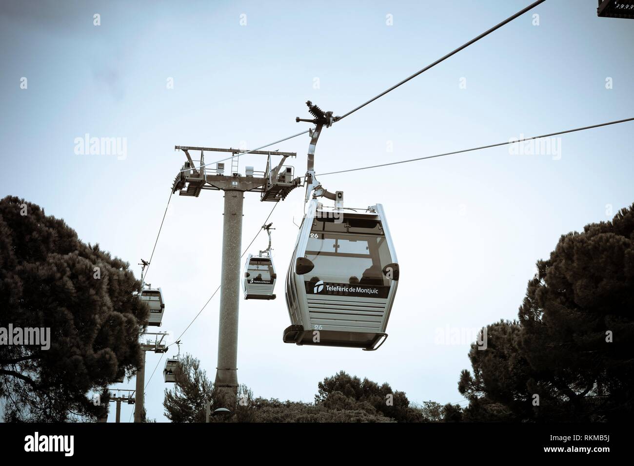 Montjuic funicular hi-res stock photography and images - Alamy