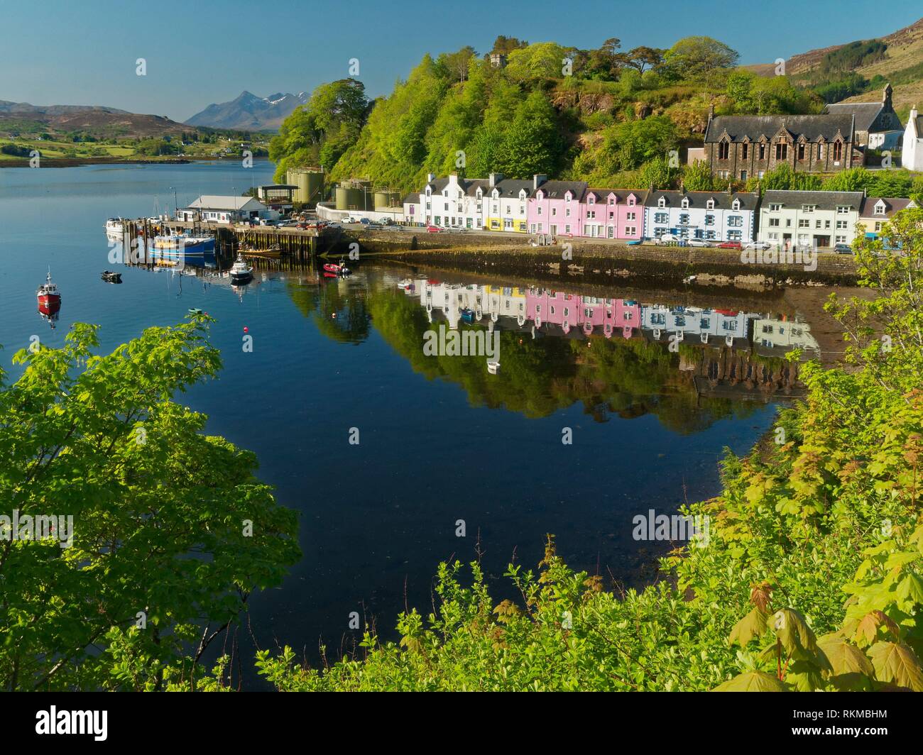 Skye scotland portree island hi-res stock photography and images - Alamy