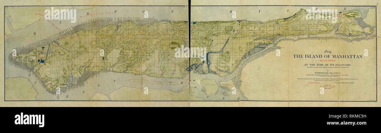 Manhattan Island Map High Resolution Stock Photography and Images - Alamy