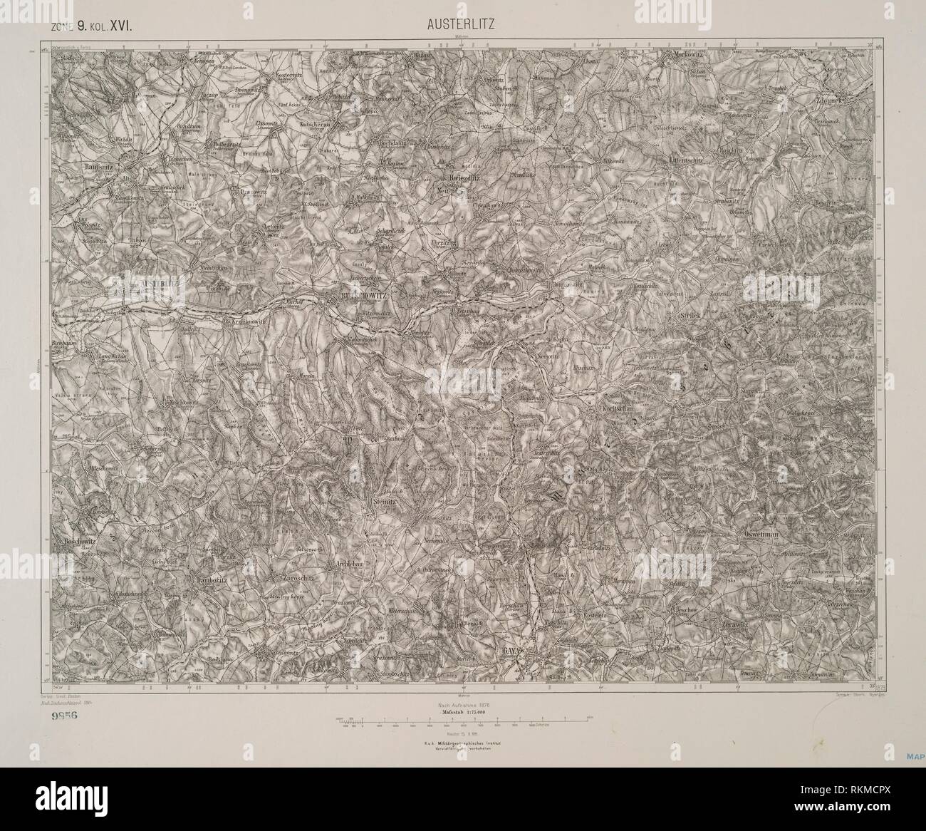 Austerlitz map hi-res stock photography and images - Alamy