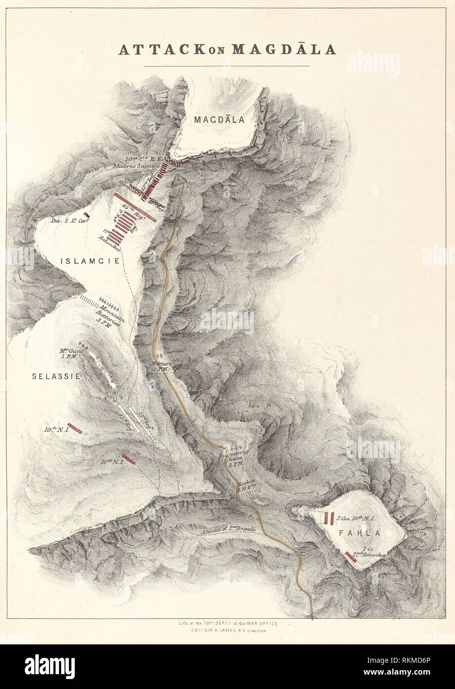Abyssinia map hi-res stock photography and images - Alamy