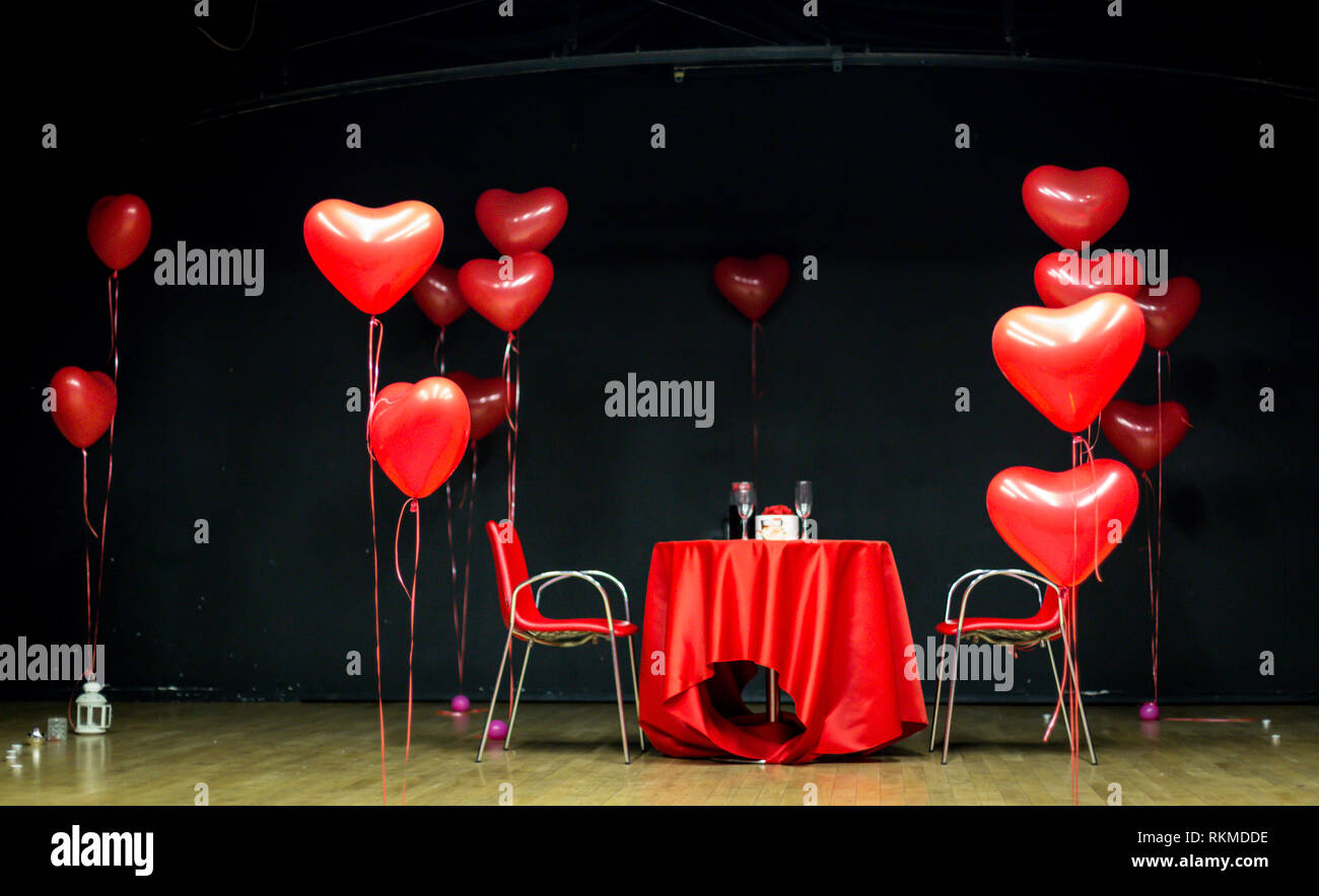 Romantic date night concept. Love, and valentines background concept ...