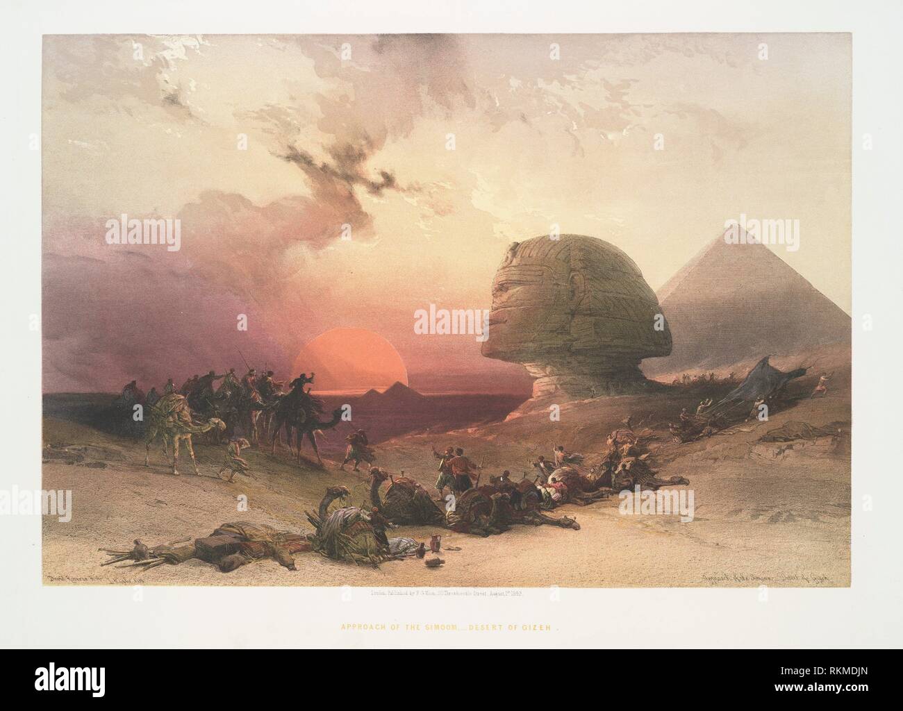 Sphinx giza drawing hi-res stock photography and images - Alamy