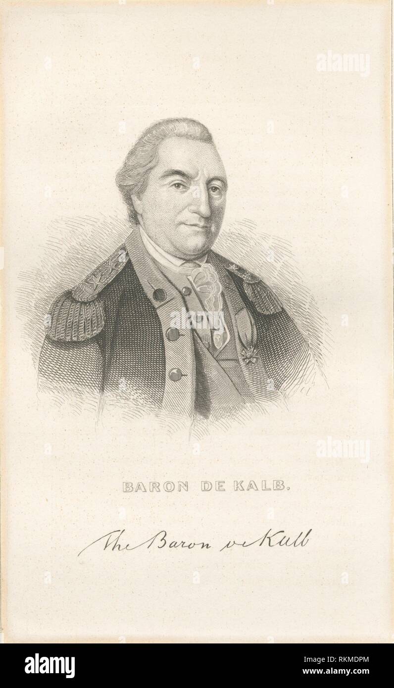 Baron johann de kalb hi-res stock photography and images - Alamy