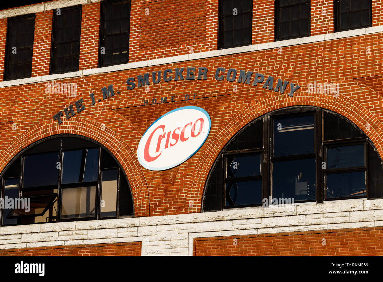 Cincinnati - Circa February 2019: J. M. Smucker Company factory ...