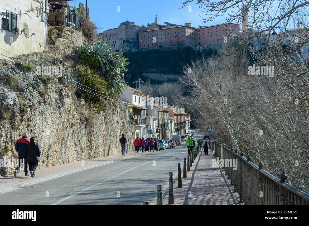 View of a landscape from Cuenca old town Stock Photo - Alamy