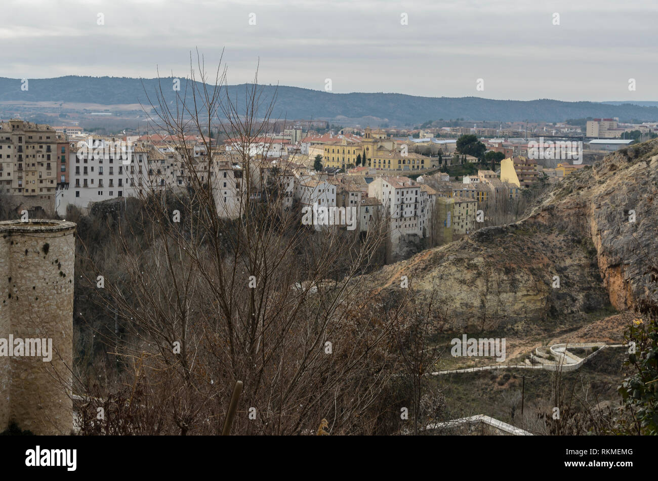 View of a landscape from Cuenca old town Stock Photo - Alamy
