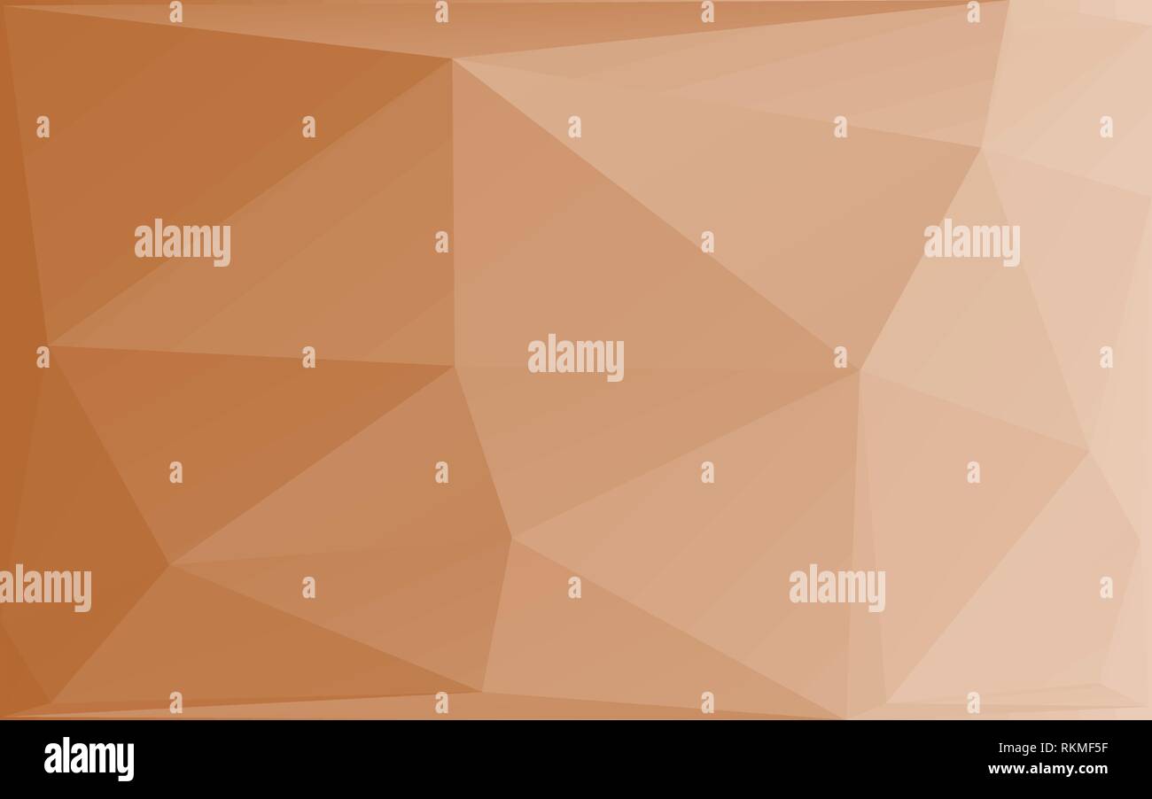 Light brown low poly background. Big triangles pattern, modern design ...