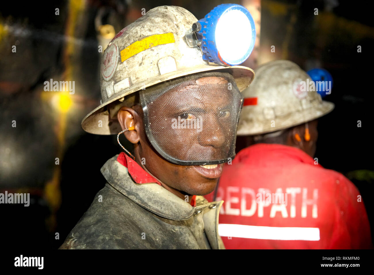 Miner underground african hi-res stock photography and images - Alamy