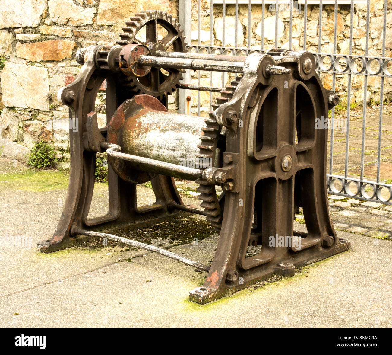 Once a standard item for pulling or lifting heavy loads by manual ...