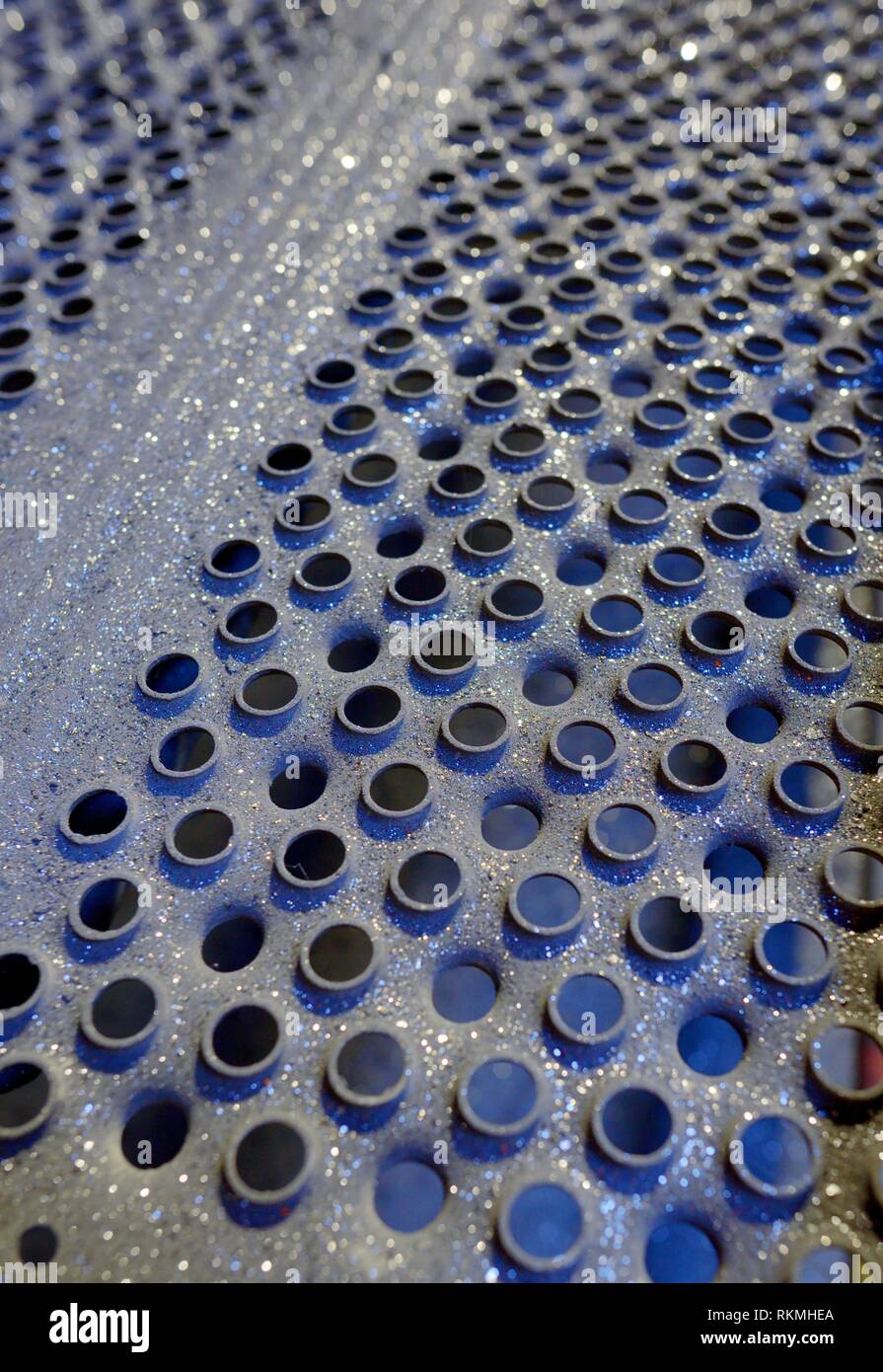 Perforated metal backgrounds hi-res stock photography and images - Alamy