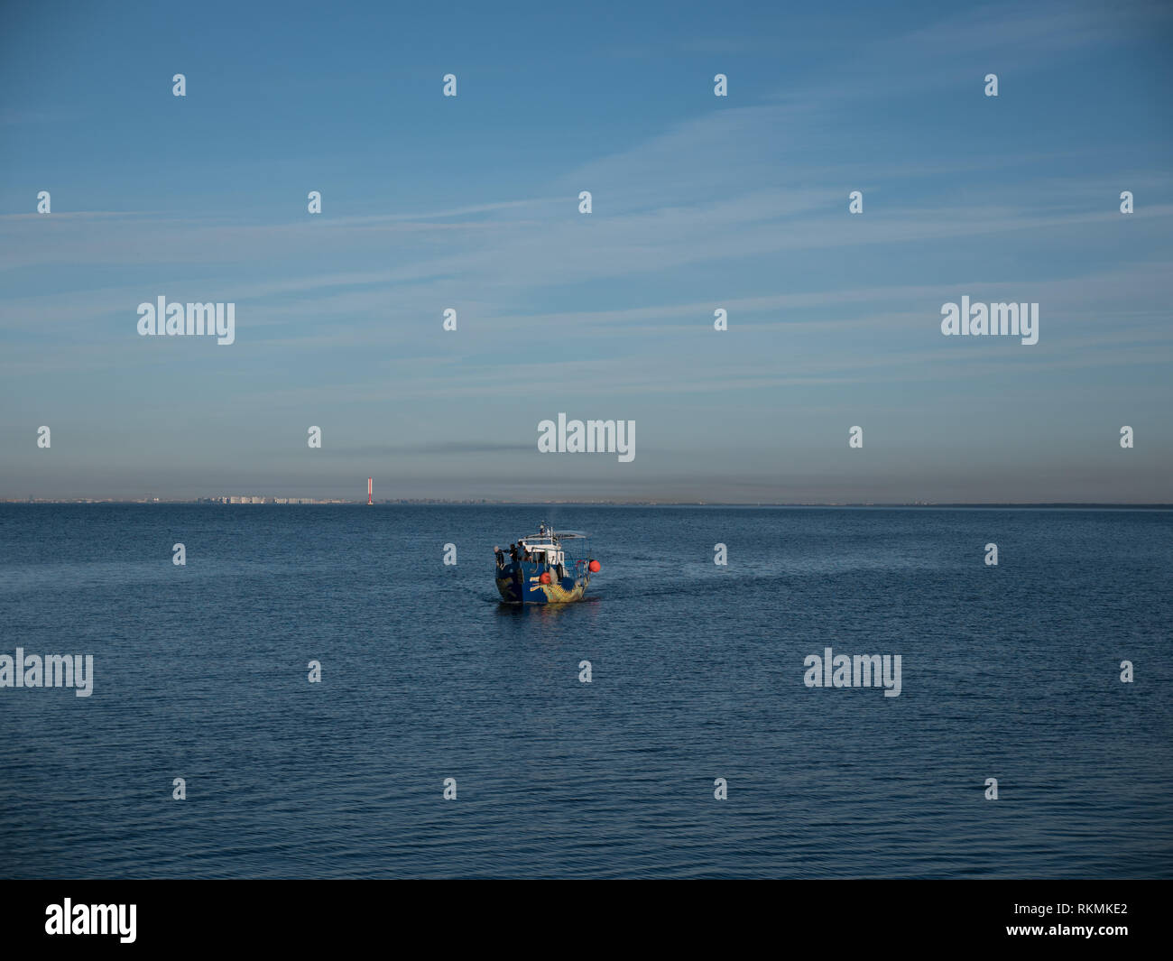 High speed motor fishing boat hi-res stock photography and images - Alamy
