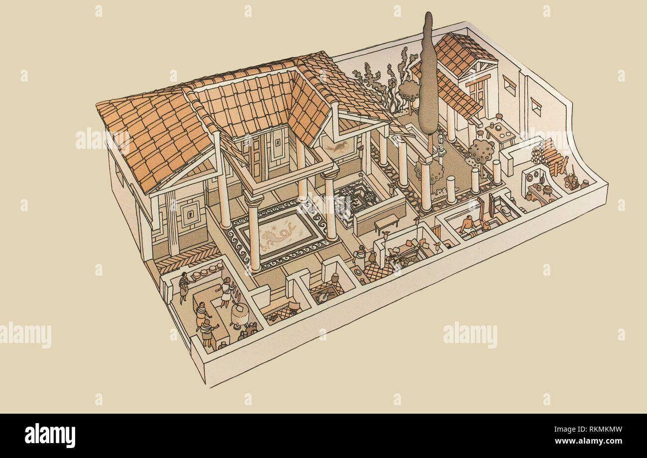 Roman Archaeological Reconstruction Stock Photos & Roman Archaeological ...