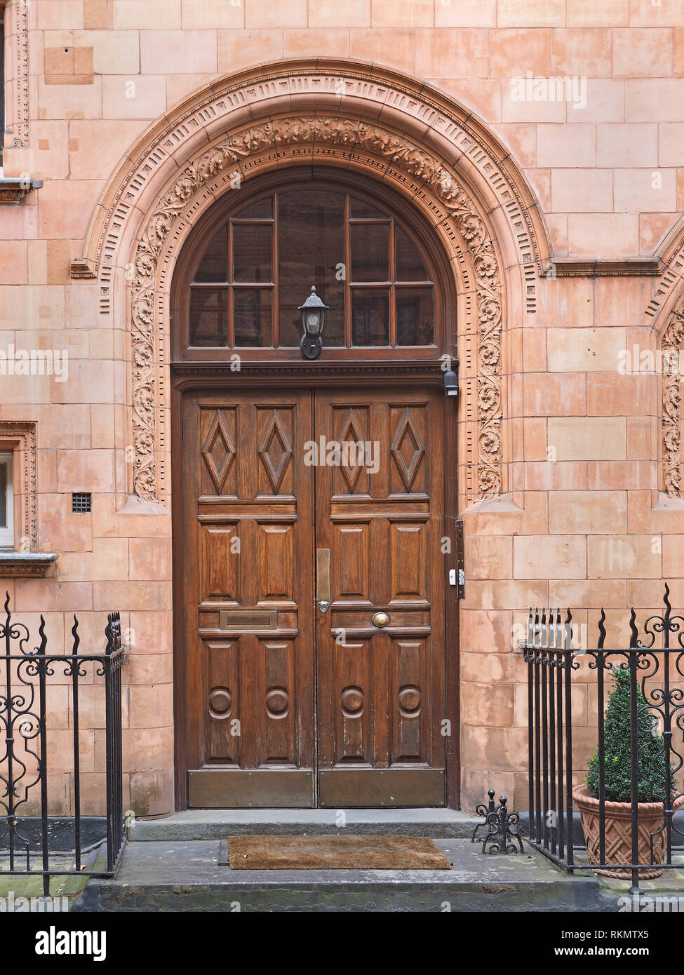 old wooden gate, London Stock Photo - Alamy