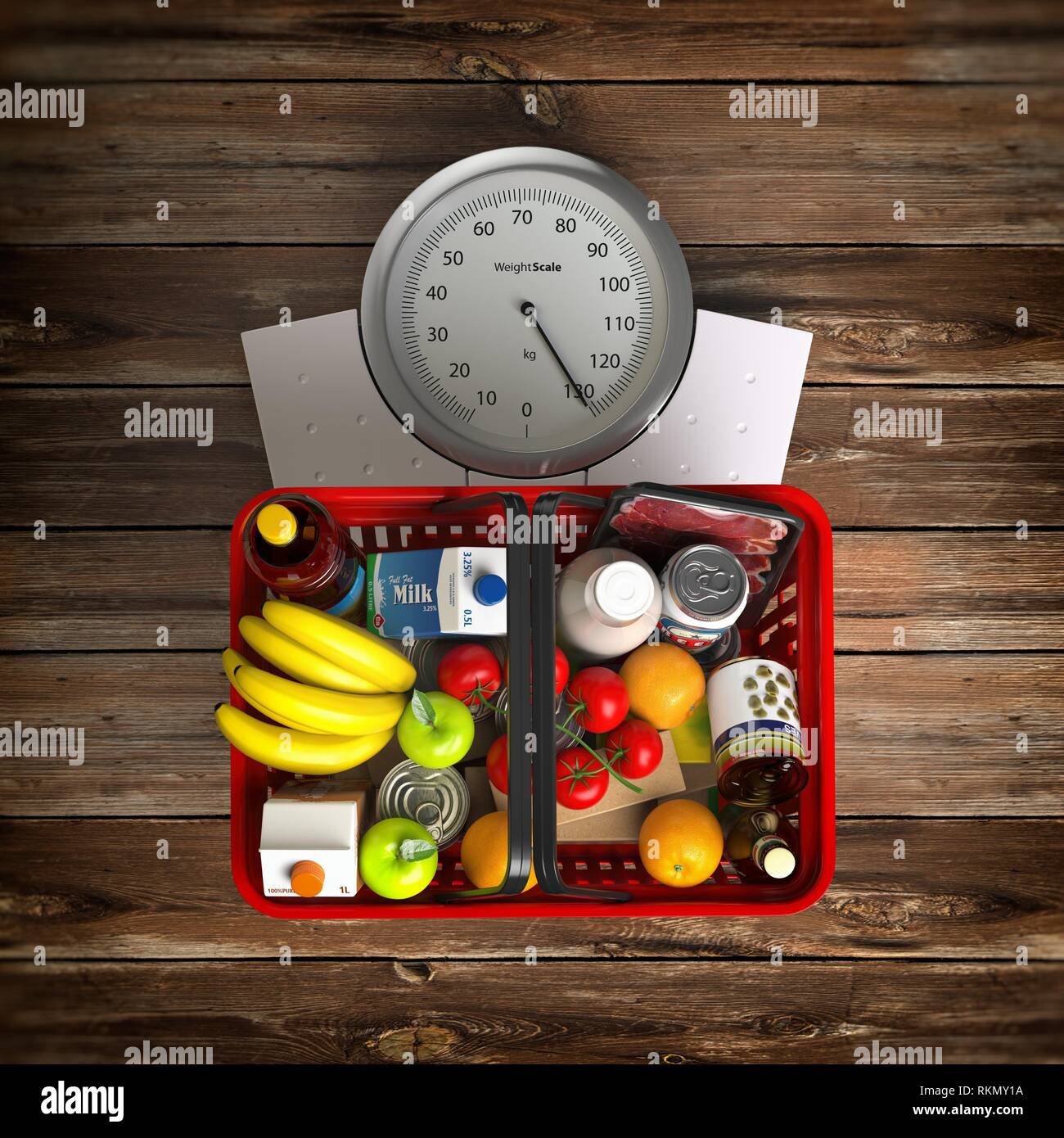 Weighing basket hi-res stock photography and images - Alamy