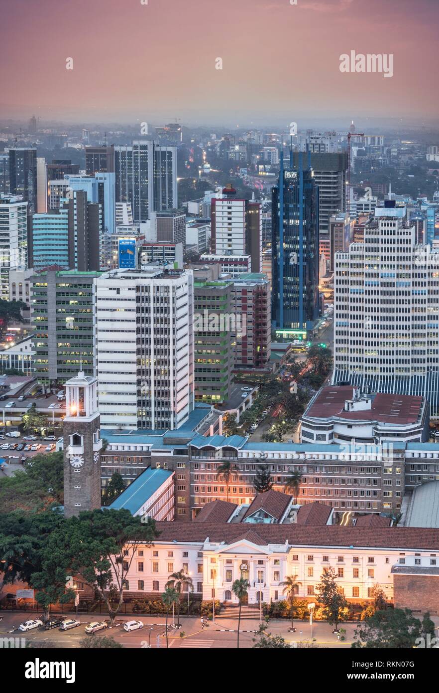 Nairobi urban settlement hi-res stock photography and images - Alamy